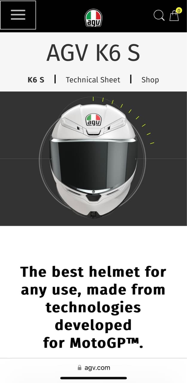 人身部品 Agv K6 S 重機板 Dcard