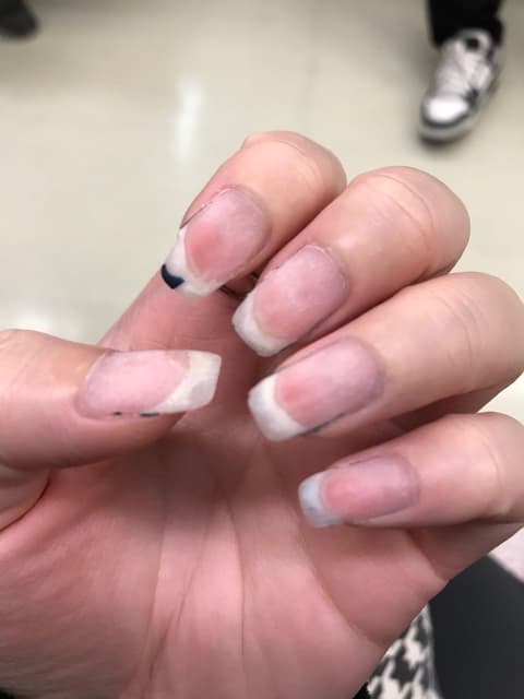 問題 卸甲這樣是正常的嗎 美甲板 Dcard