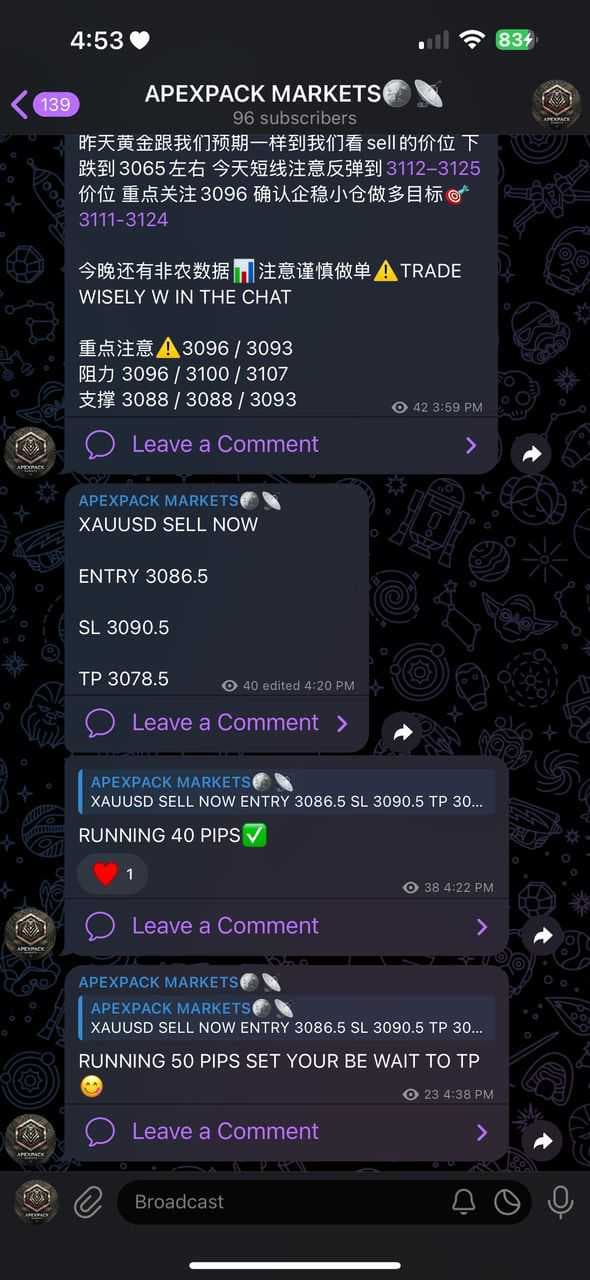 有人要try signal group 嘛？free 的不用入金可以用你们demo account try - MMU板 | Dcard