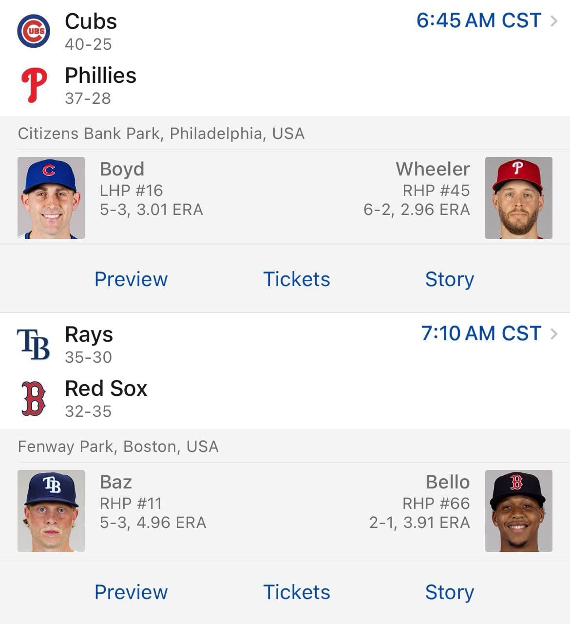 2025/6/10 MLB 所有賽事預告（9 場） - MLB板 | Dcard