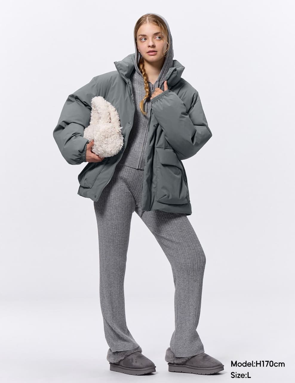 #我要賣 我要賣 GU Heat Padded 立領外套 XL - 二手交易板 | Dcard