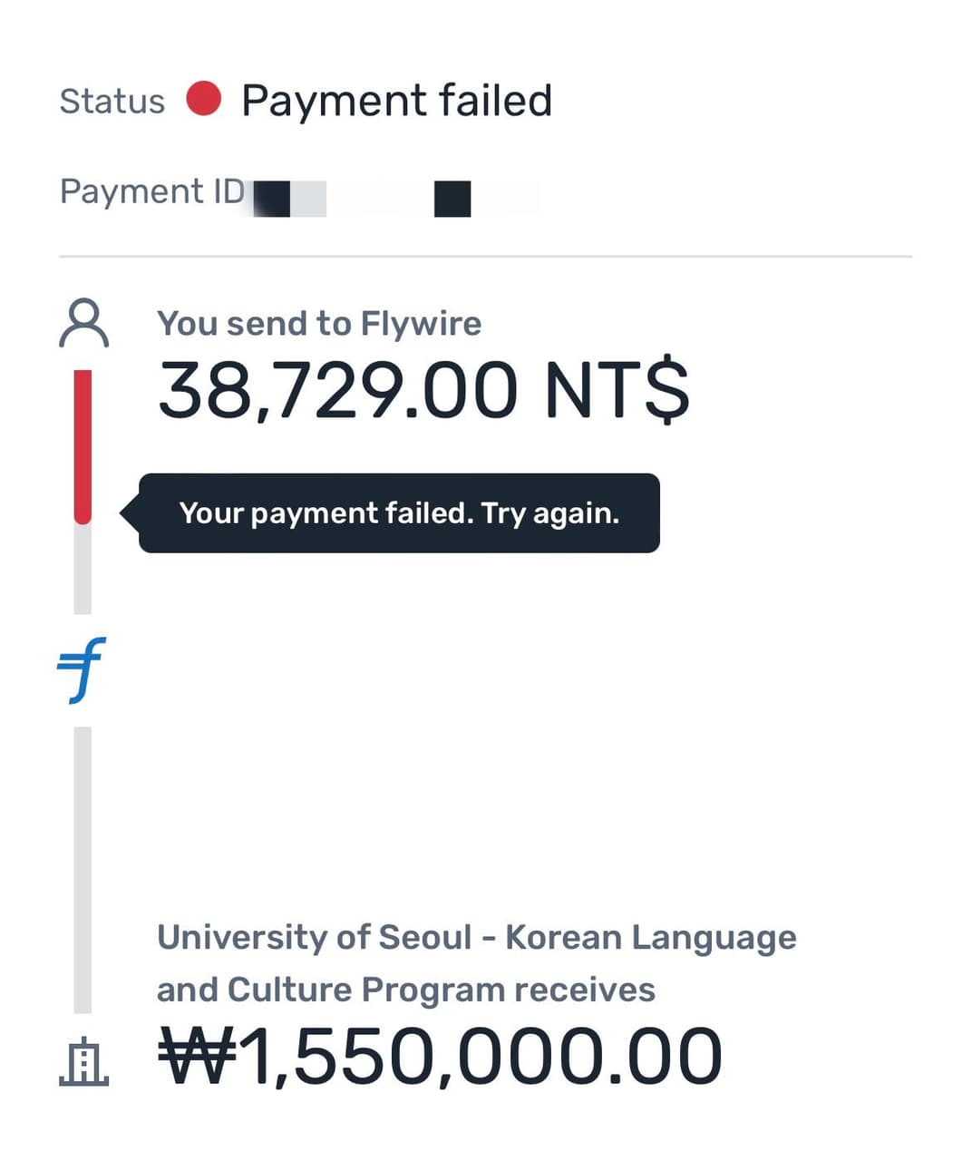 #資訊 2024首爾市立大語學堂繳費全記錄(feat. Flywire) - 韓國生活板 | Dcard