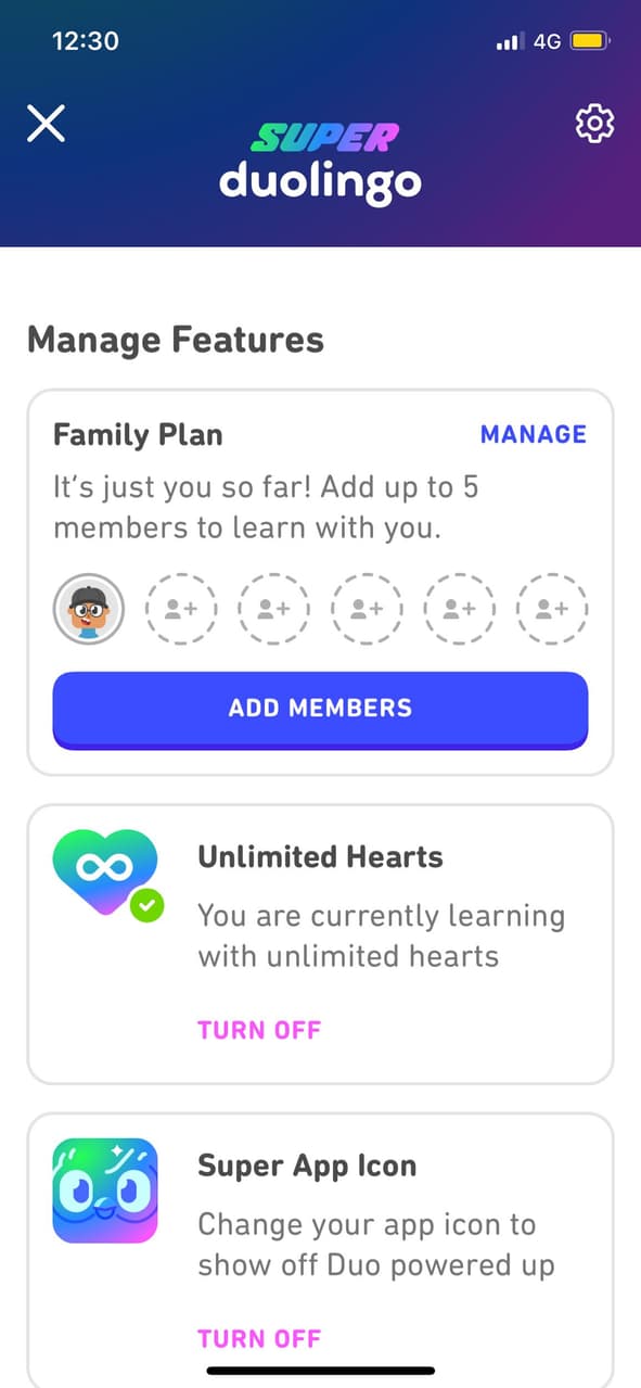 Duolingo Family Plan - 文藻外語大學板 | Dcard