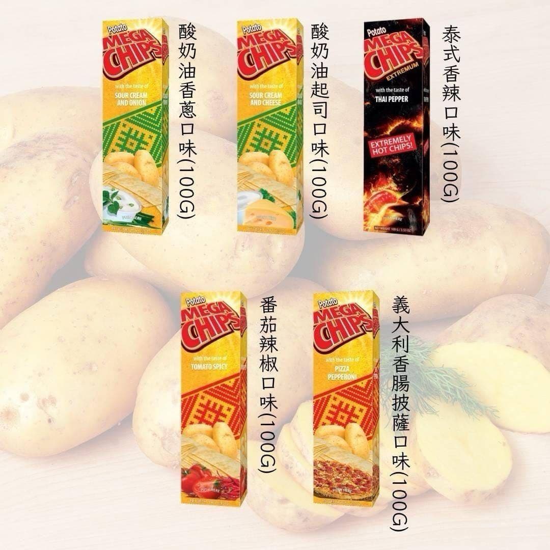 好好吃🤤🤤🤤來自白俄羅斯的MegaChips魔幻長方型洋芋片🥔100g大份量 俄羅斯進口烘烤洋芋片非油炸 特殊口感 異國零食 - 美食板 ...