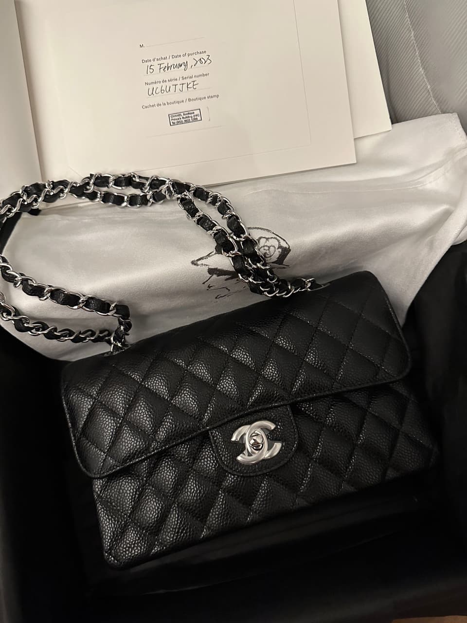 #開箱 Walk in入手Chanel CF 23😽😽😽 ft. 女人街假包 - 精品板 | Dcard