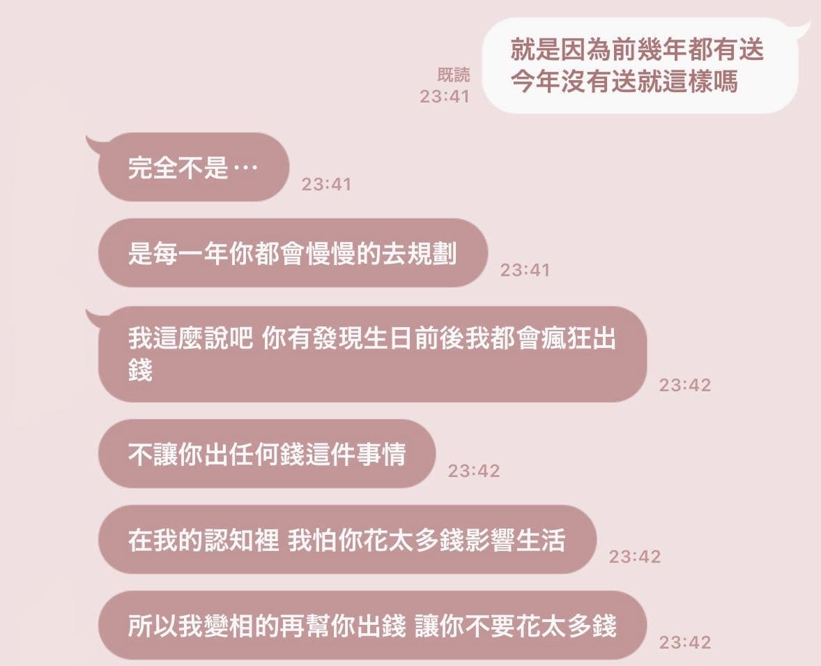 沒有給男友禮物 - B163 留言 | Dcard