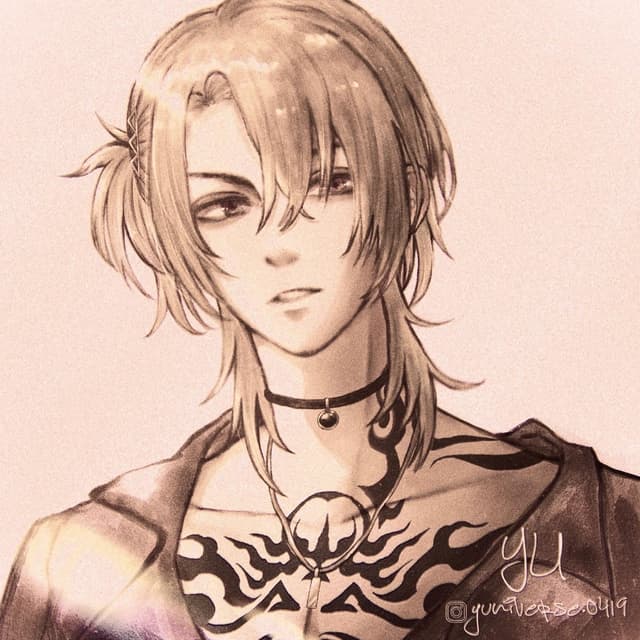 前陣子畫的兩張Luca💛 - VTuber板 | Dcard