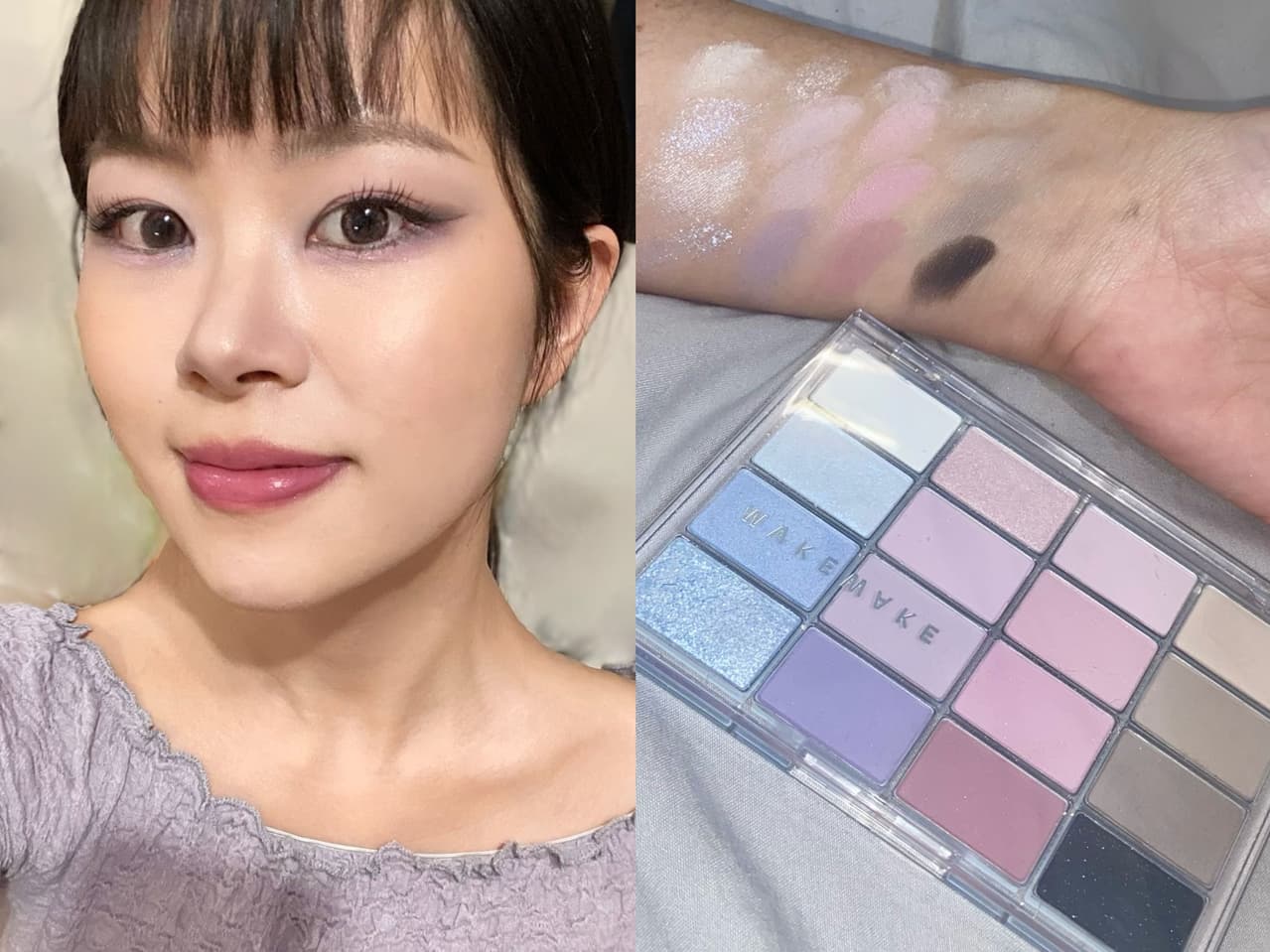 #分享 橄欖皮顯白眼影wakemake#13 一盤完成眼妝修容腮紅 ️ #MAKE UP FOR EVER眼妝之巔 - 美妝板 | Dcard