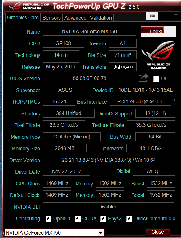 #筆電 新手發問 關於mx150這張顯卡 - 3C板 | Dcard