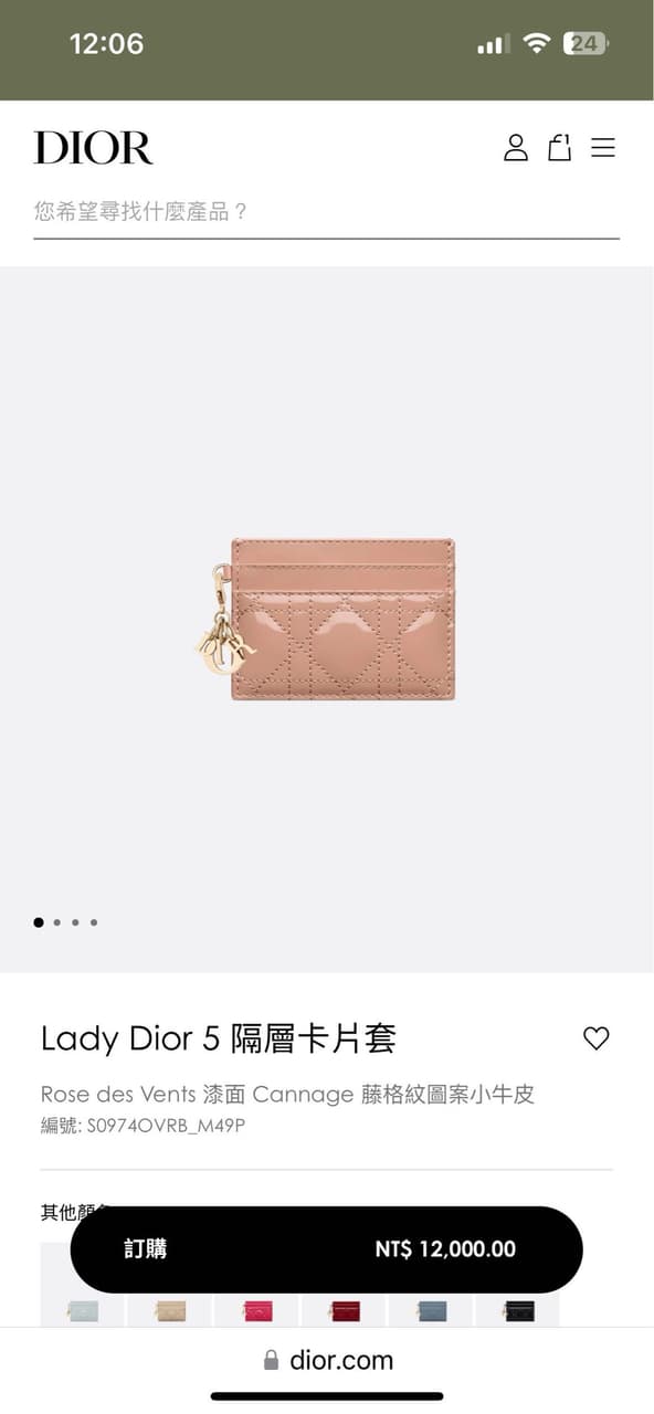 #選手 DIOR卡片套caro v.s Lady dior - 精品板 | Dcard