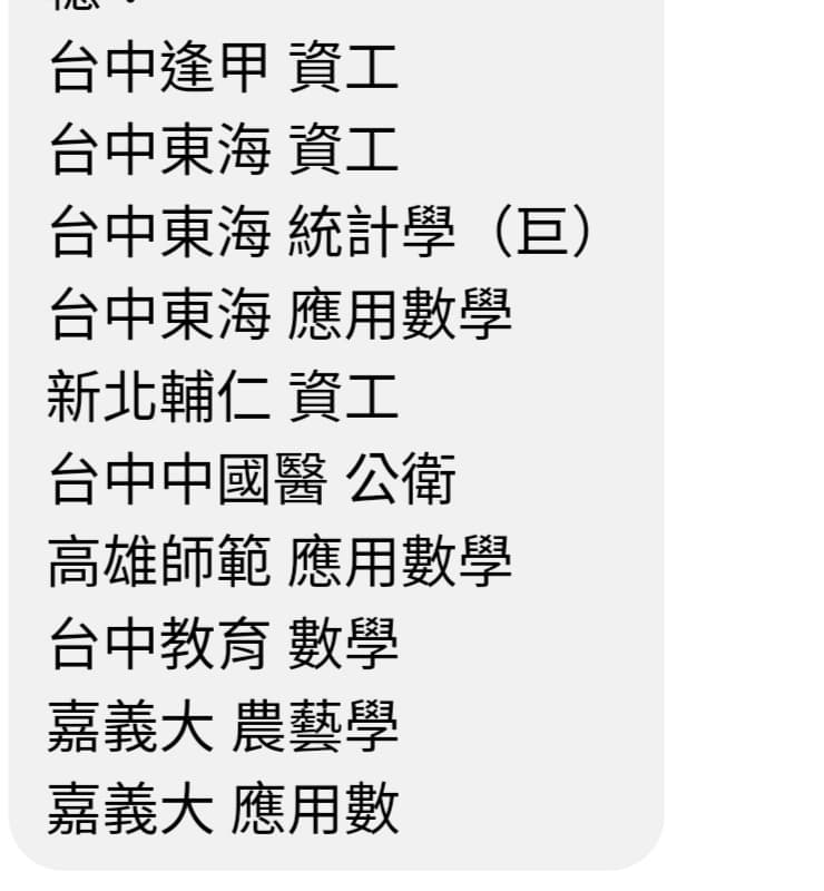 個人申請請益 親戚的小孩學測如下 升大學考試板 Dcard