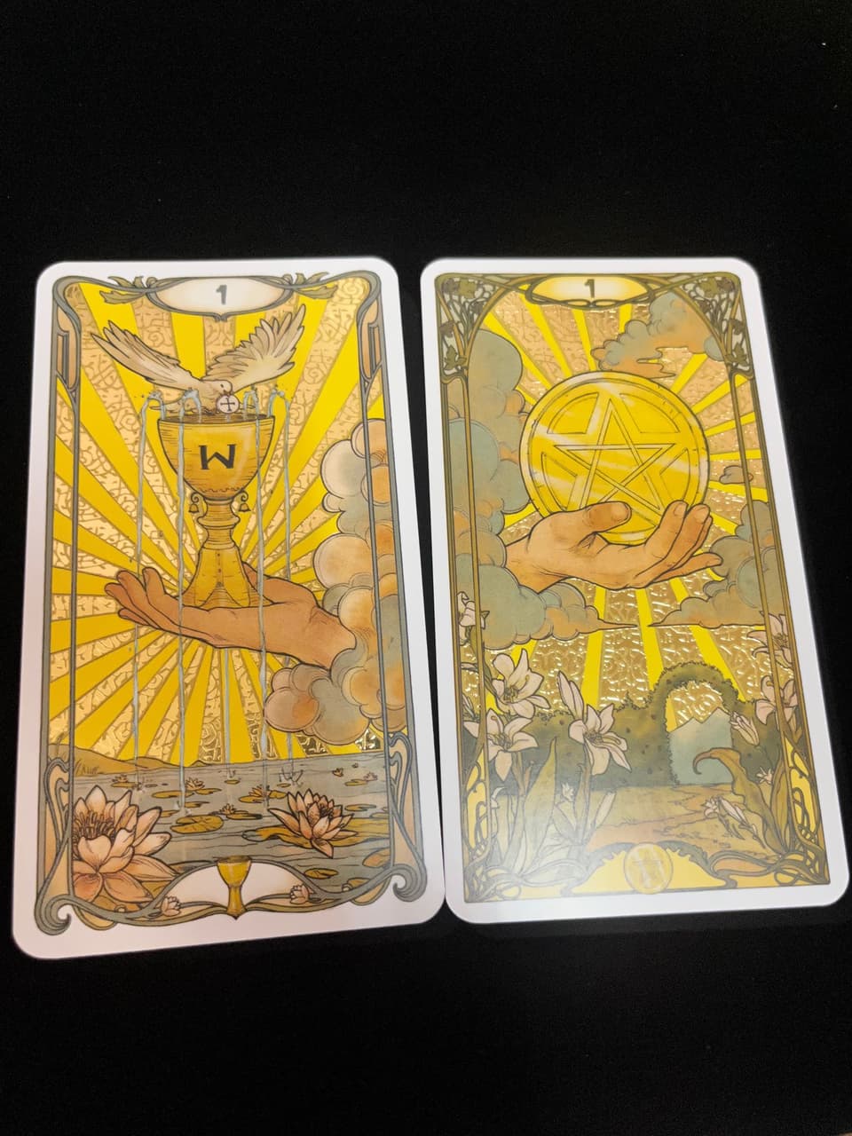 開箱📦黃金新藝術塔羅牌 🖤 Golden Art Nouveau Tarot - 𝘽𝙖𝙨𝙩𝙚𝙩 𝘿𝙞𝙖𝙧𝙮 (@ld02513) | Dcard