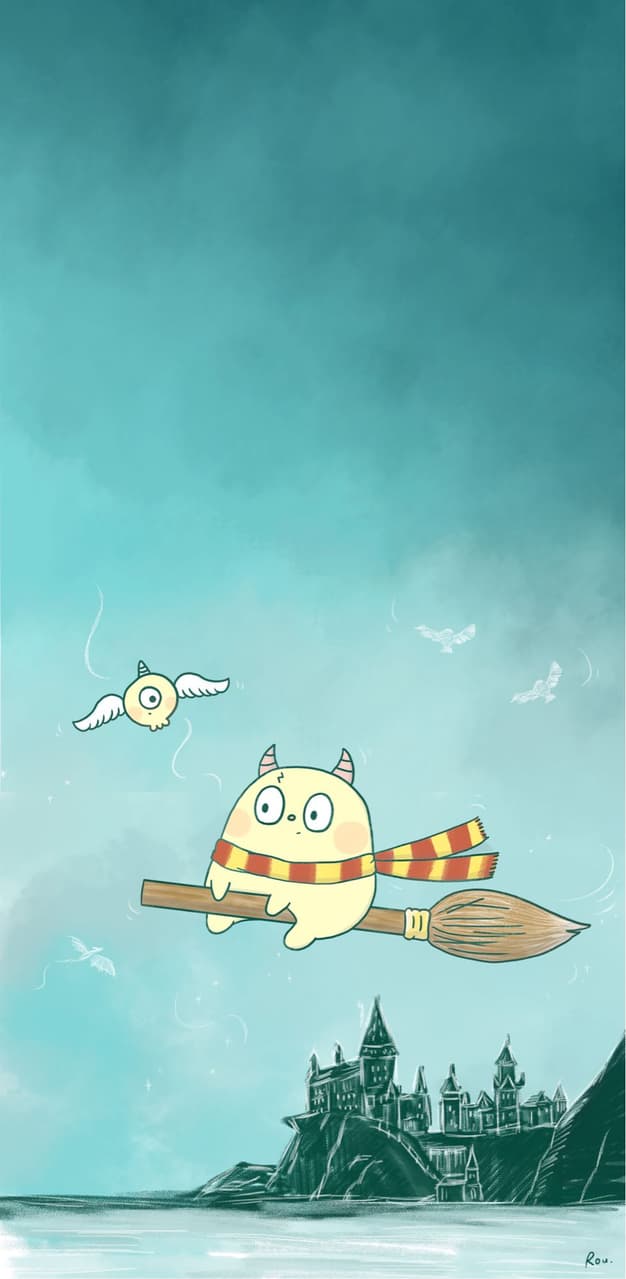 插畫桌布｜糯米波特來了！？ - 小糯米 (@littlenormi) | Dcard