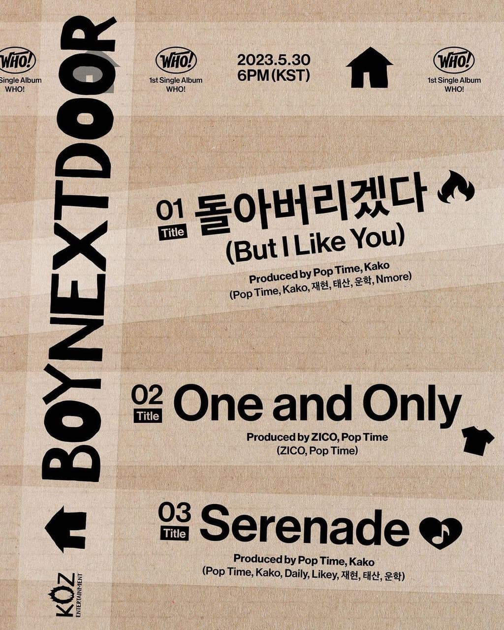 #情報 HYBE旗下子公司KOZ：Zico新男團-BOYNEXTDOOR - 追星板 | Dcard