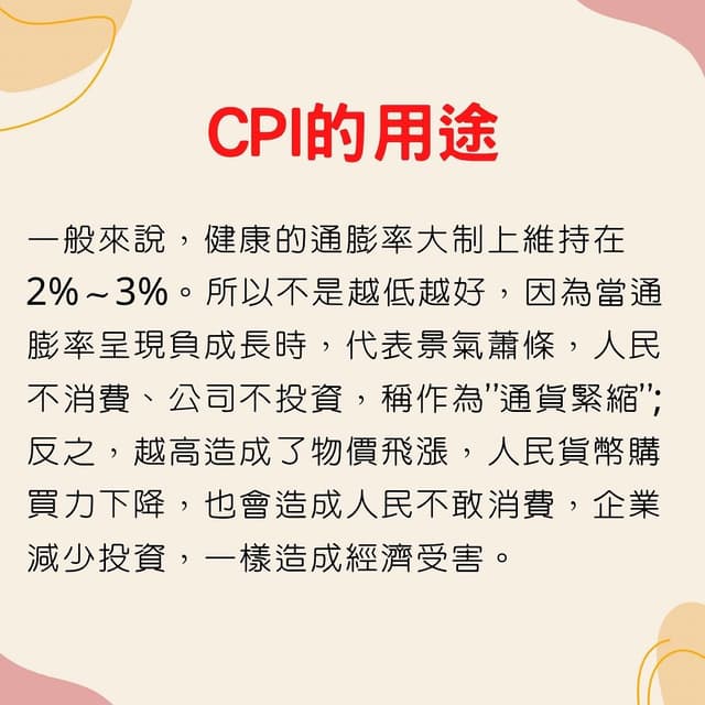 消費者物價指數CPI - 理財板 | Dcard