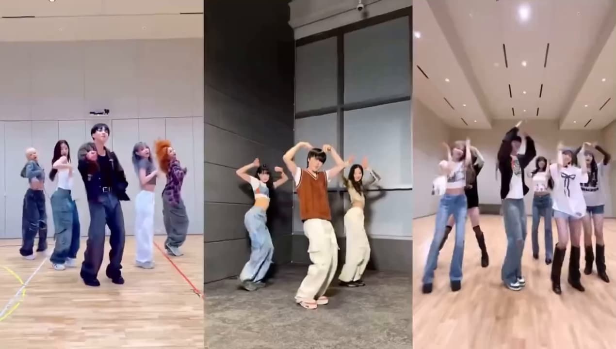 #分享 theqoo🔥LE SSERAFIM CRAZY challenge x 防彈 JIN - BTS板 | Dcard