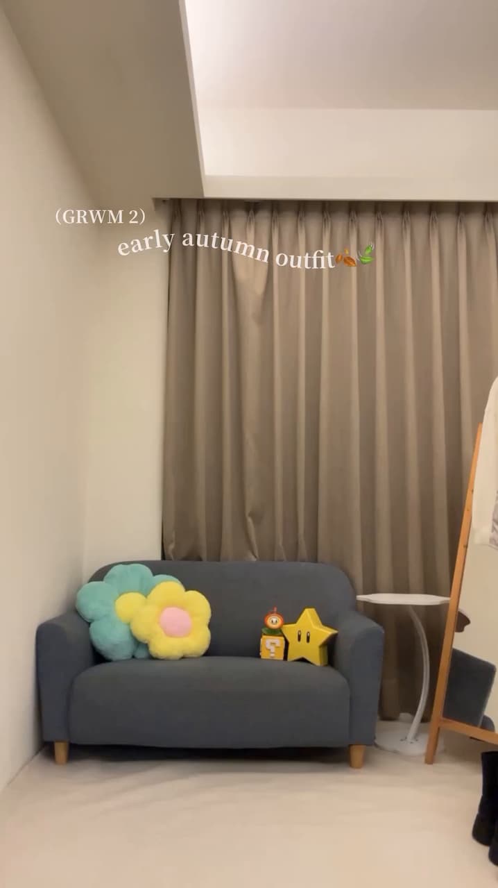 有點瘋的Get Ready With Me 2🍃🍂（初秋百褶裙ㄉ搭） - Luna (@nanaa_) | Dcard