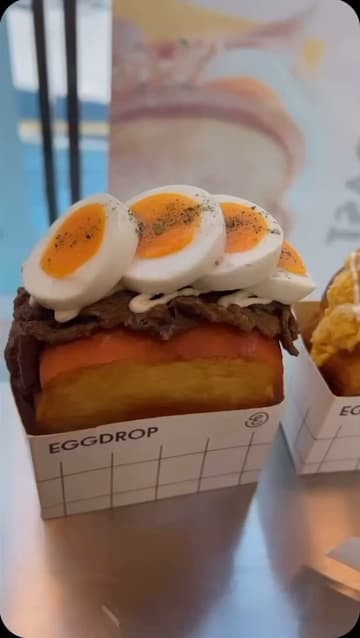 #國外遊記 韓式三明治Egg Drop～超嫩滑蛋超好吃😋 - 旅遊板 | Dcard