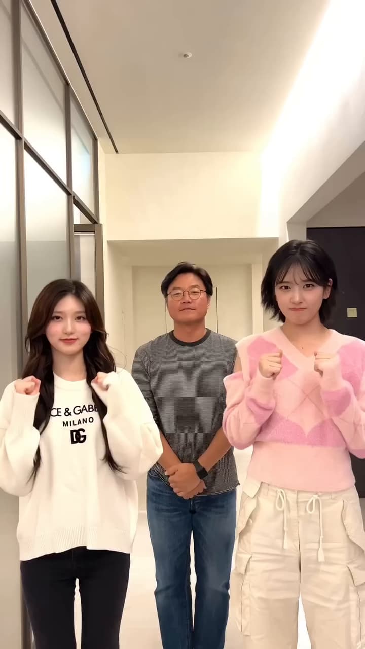 #韓網熱門 IVE安兪真Baddie Challenge with 地樂室 朴PD、羅PD - IVE板 | Dcard