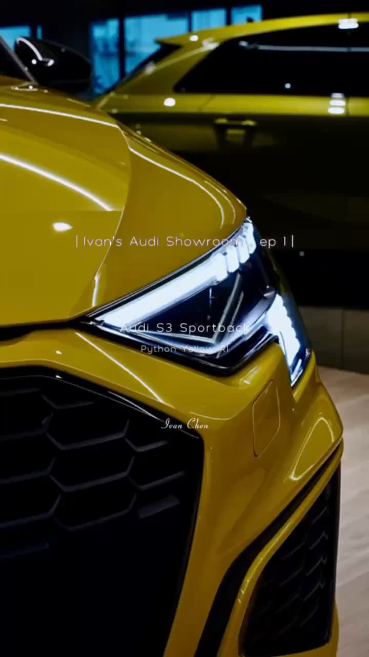 Ivan’s Audi Showroom ep.1｜Audi S3 Sportback in Python Yellow R1 ｜實車分享 ...