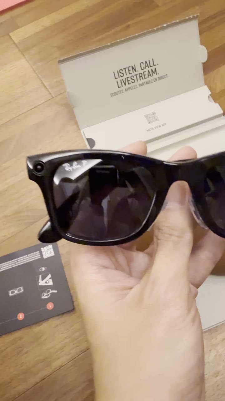 雷朋 Ray Ban x Meta Wayfarer不專業開箱測試 - 3C板 | Dcard