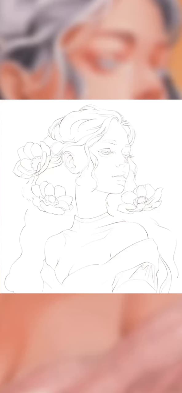 繪畫日常分享 - 少女 銀蓮花🖤🤍🩶 - ttt (@tina_ttt) | Dcard