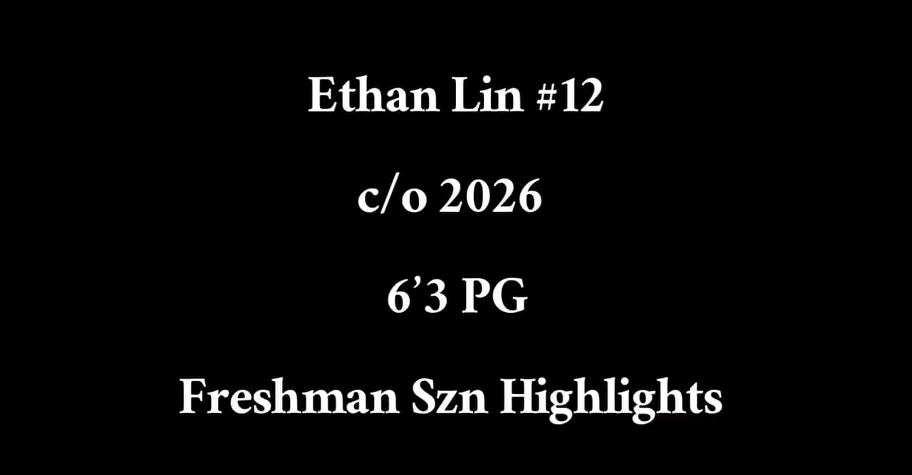 楊玉明透露將推 華裔Ethan Lin 代表台灣U18，190雙能衛 已獲得多所NCAA D1 offer - 籃球板 | Dcard