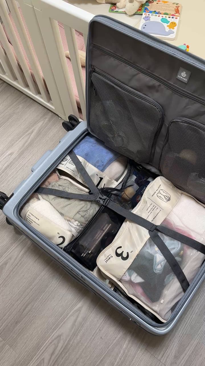 開團｜LAMADA二代靜音煞車輪行李箱 - 雀莉。🐦食努力 (@cherry_juju1102) | Dcard