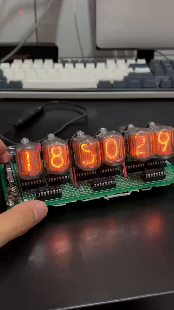 自製輝光管時鐘-電路比寫code還難的side project - 3C板 | Dcard