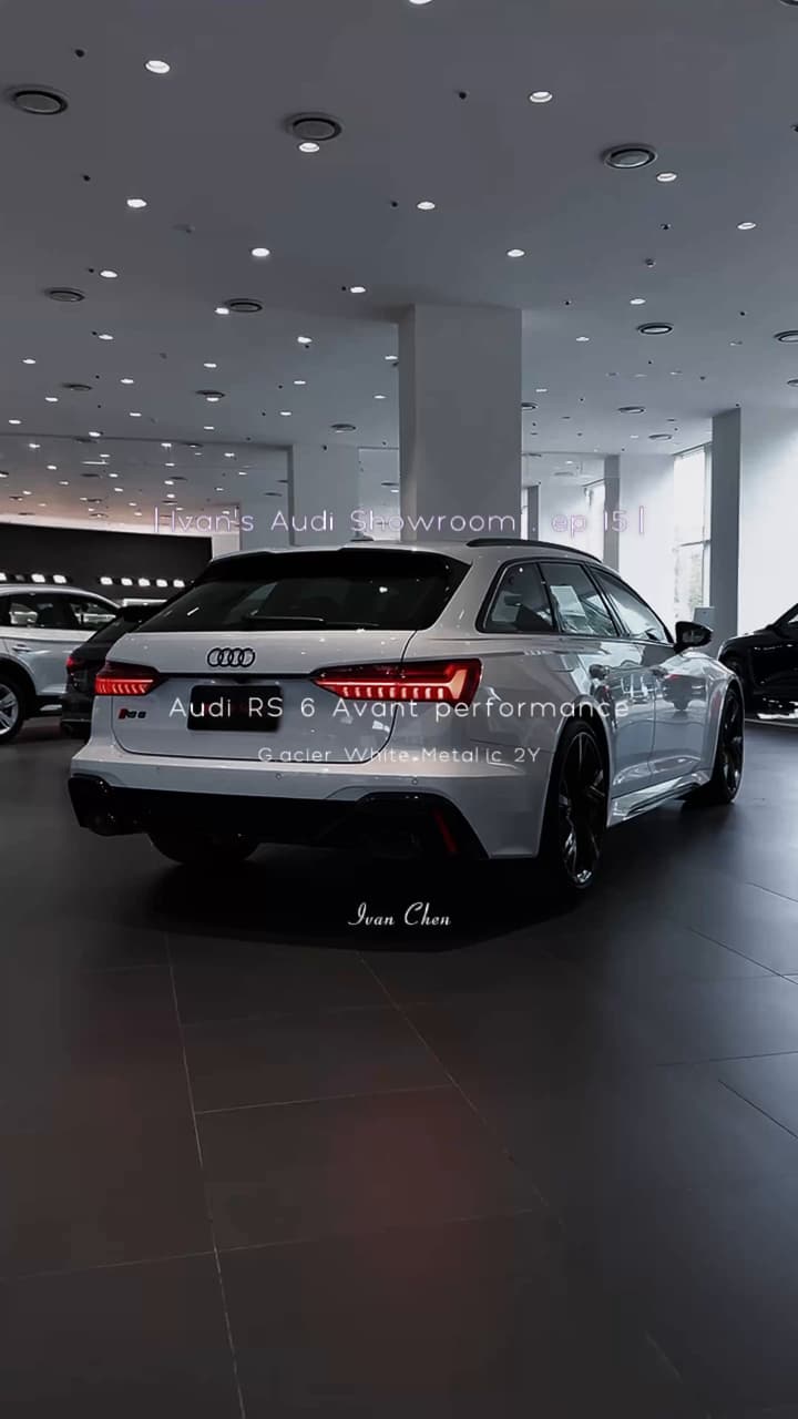 𝐈𝐯𝐚𝐧’𝐬 𝐀𝐮𝐝𝐢 𝐒𝐡𝐨𝐰𝐫𝐨𝐨𝐦 𝐞𝐩.𝟏𝟓｜𝐑𝐒 𝟔 𝐀𝐯𝐚𝐧𝐭 𝐩𝐞𝐫𝐟𝐨𝐫𝐦𝐚𝐧𝐜𝐞 𝐢𝐧 𝐆𝐥𝐚𝐜𝐢𝐞𝐫 𝐖𝐡𝐢𝐭𝐞 𝟐𝐘 - 汽車板 | Dcard